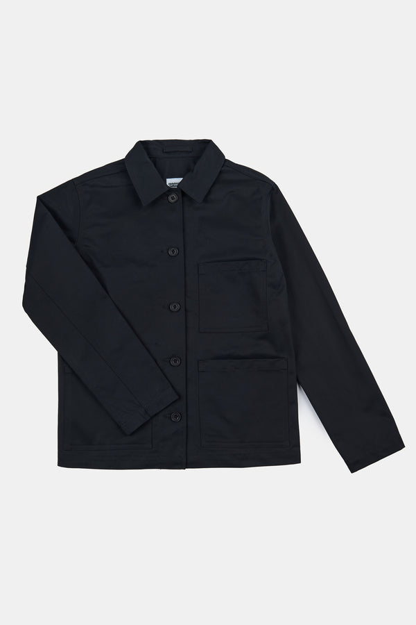 Women's Chore Jacket - Black - Community Clothing
