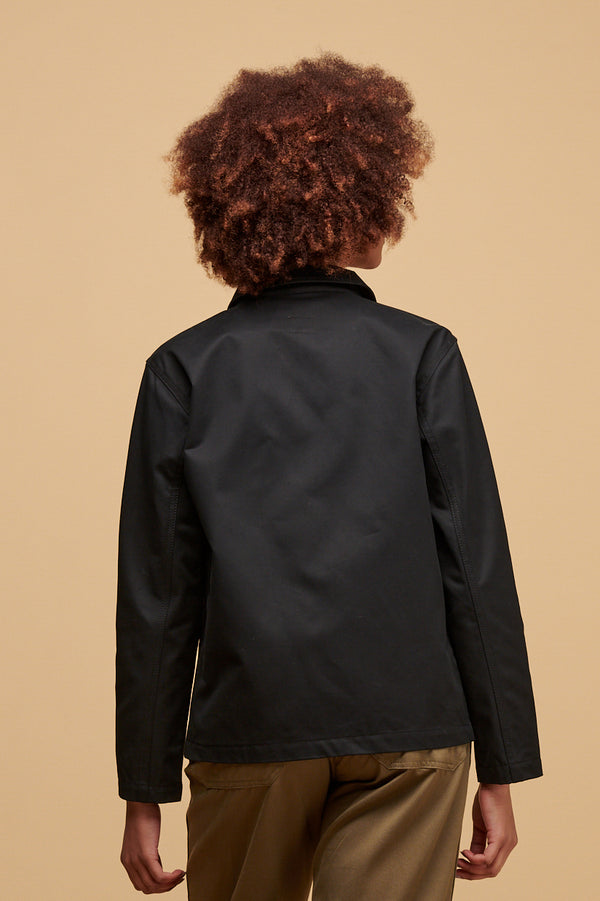 Women's Chore Jacket - Black - Community Clothing