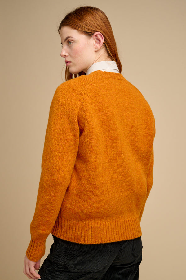 Women's Shetland Jumper - Rust - Community Clothing