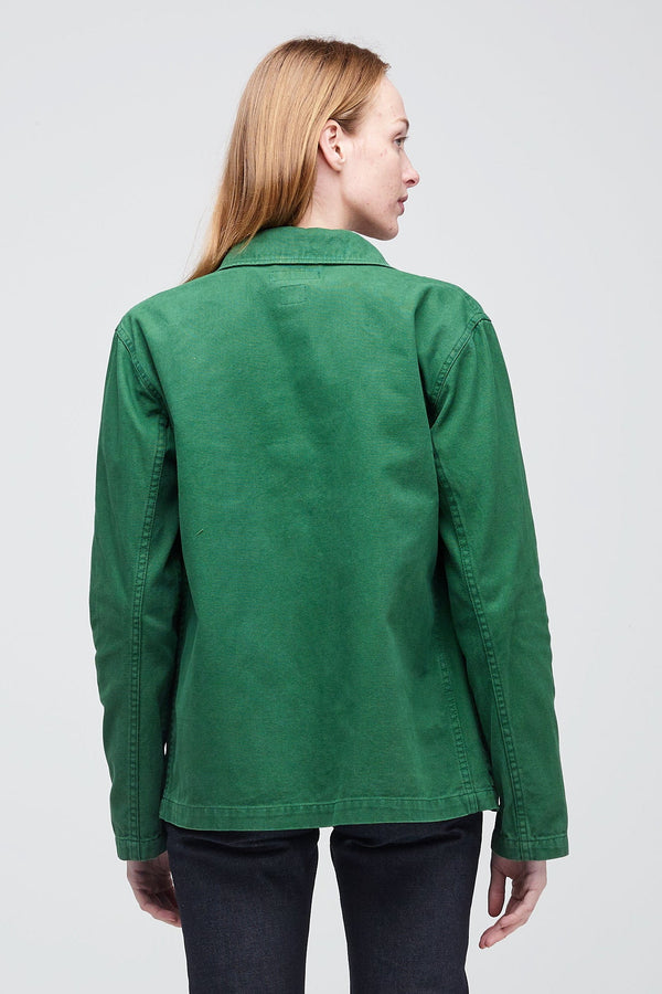Women's Chore Jacket - Bottle Green - Community Clothing