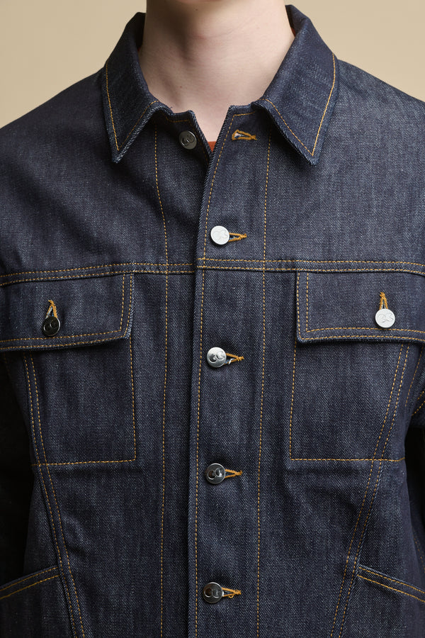 Men's Joe Denim Jacket - Indigo - Community Clothing