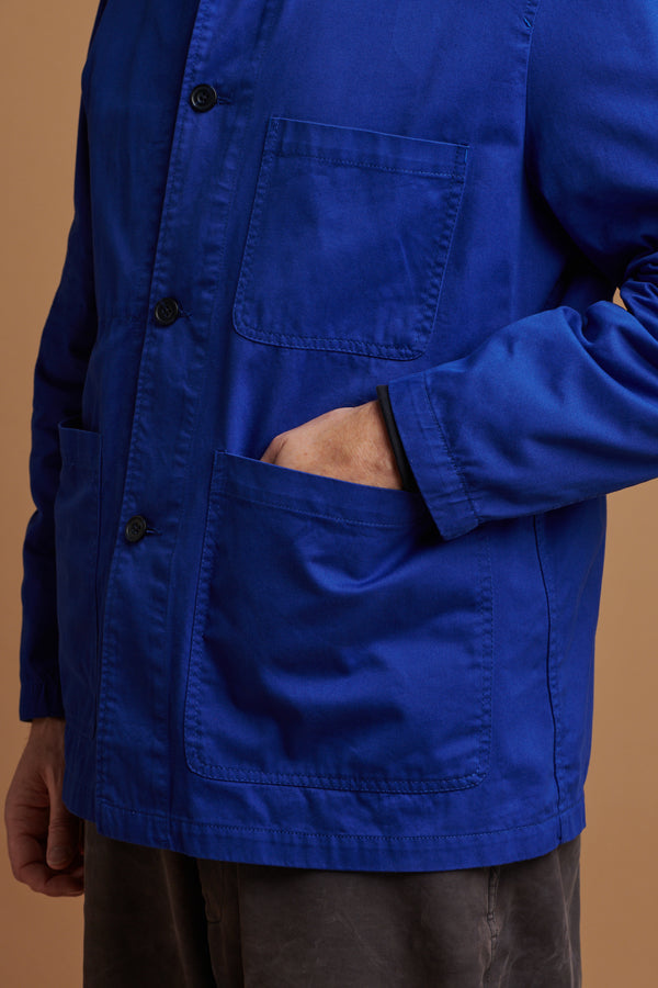 Men's Chore Jacket - Royal Blue - Community Clothing